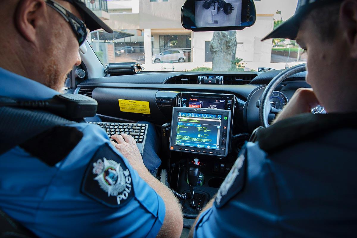 Dark Blue trailer - Police Care Australia